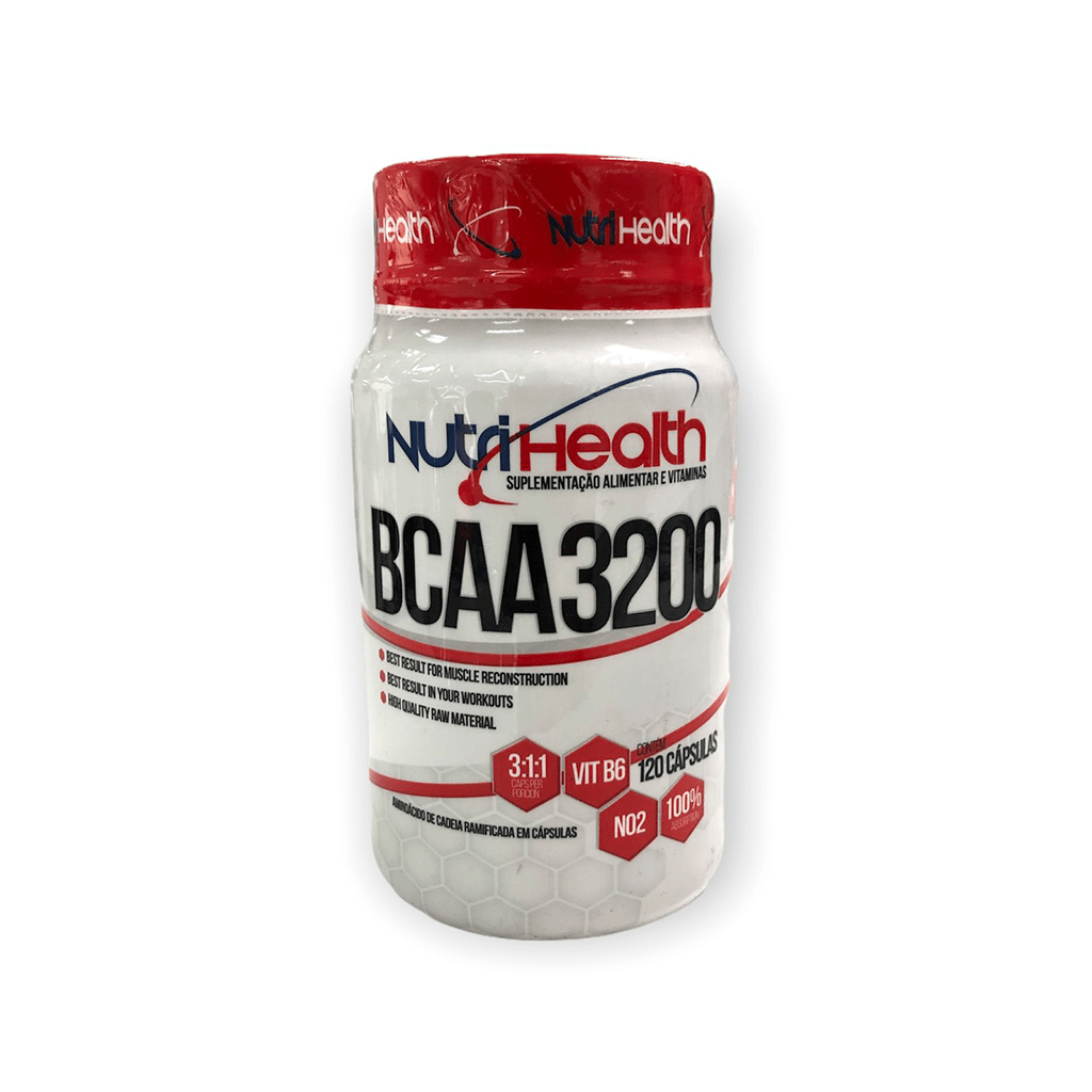 Bcaa 3200 Nutri Health 120 Capsúlas
